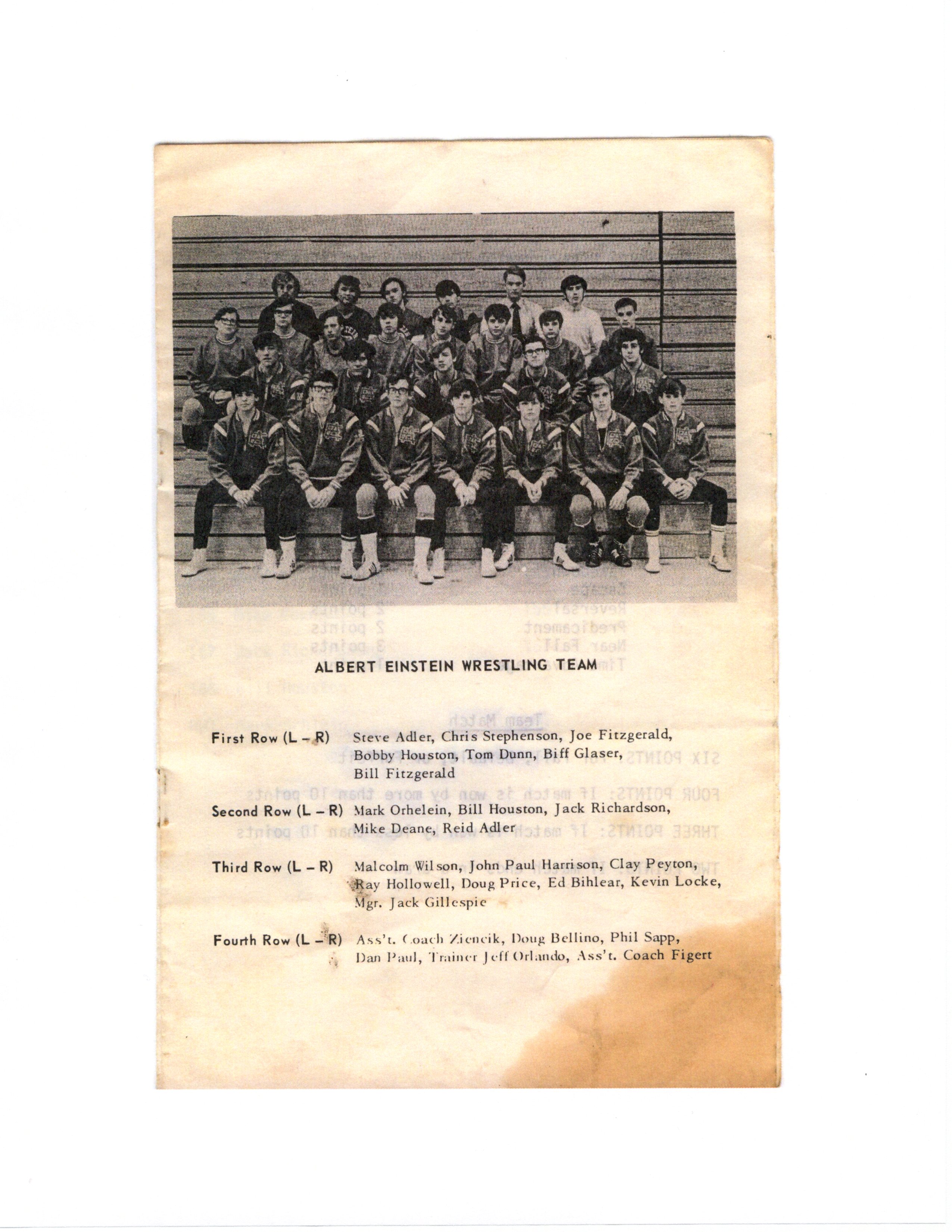 Team Photo – Billy FitzGerald